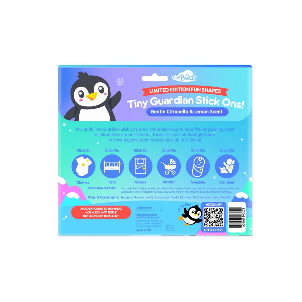 [Limited Edition] Pio's Fun Shapes Tiny Guardian Stick On's 12 +1 Free ...
