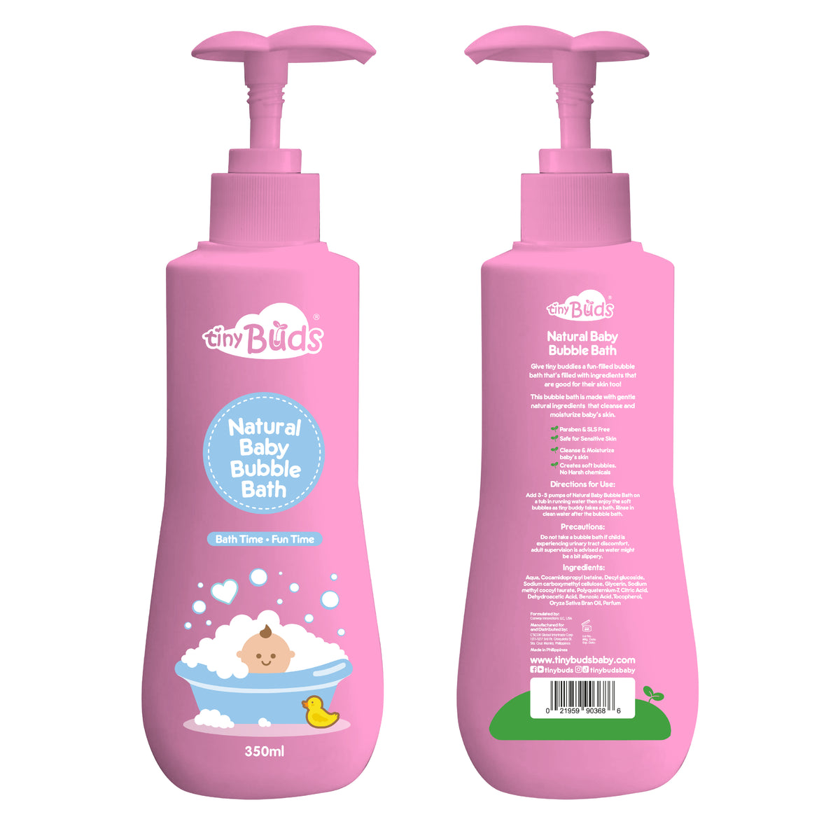 Tiny Buds Natural Baby Bubble Bath 350ML – Tiny Buds Baby Naturals