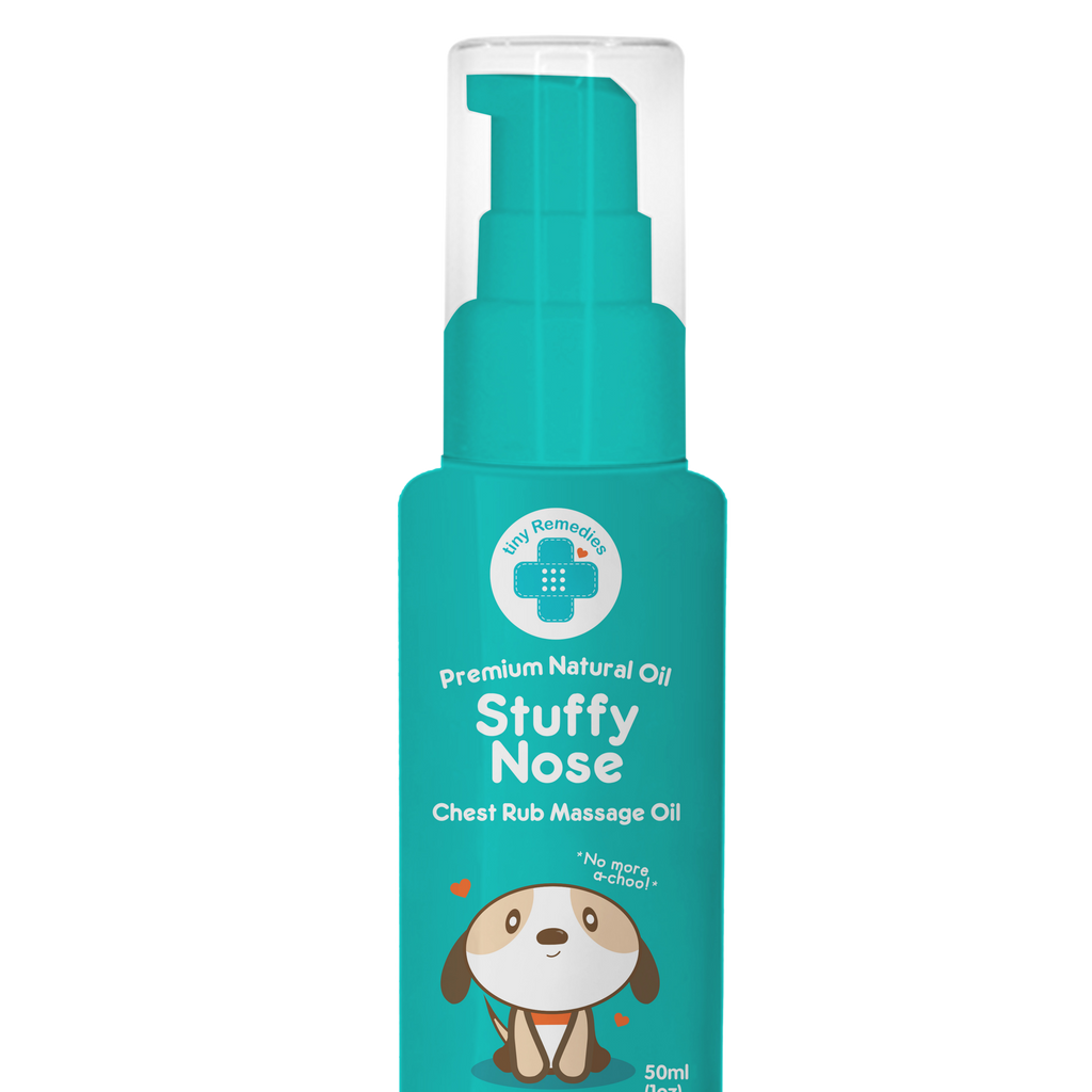 Tiny Buds Stuffy Nose Natural Baby Chest Rub Massage Oil 50ML – Tiny ...